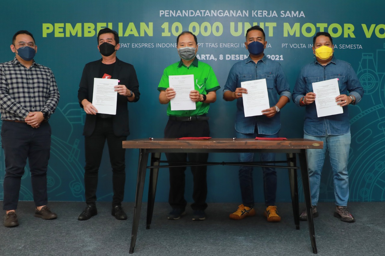 SiCepat Ekspres Borong 10.000 Unit Motor Listrik Volta | Pasardana Portal